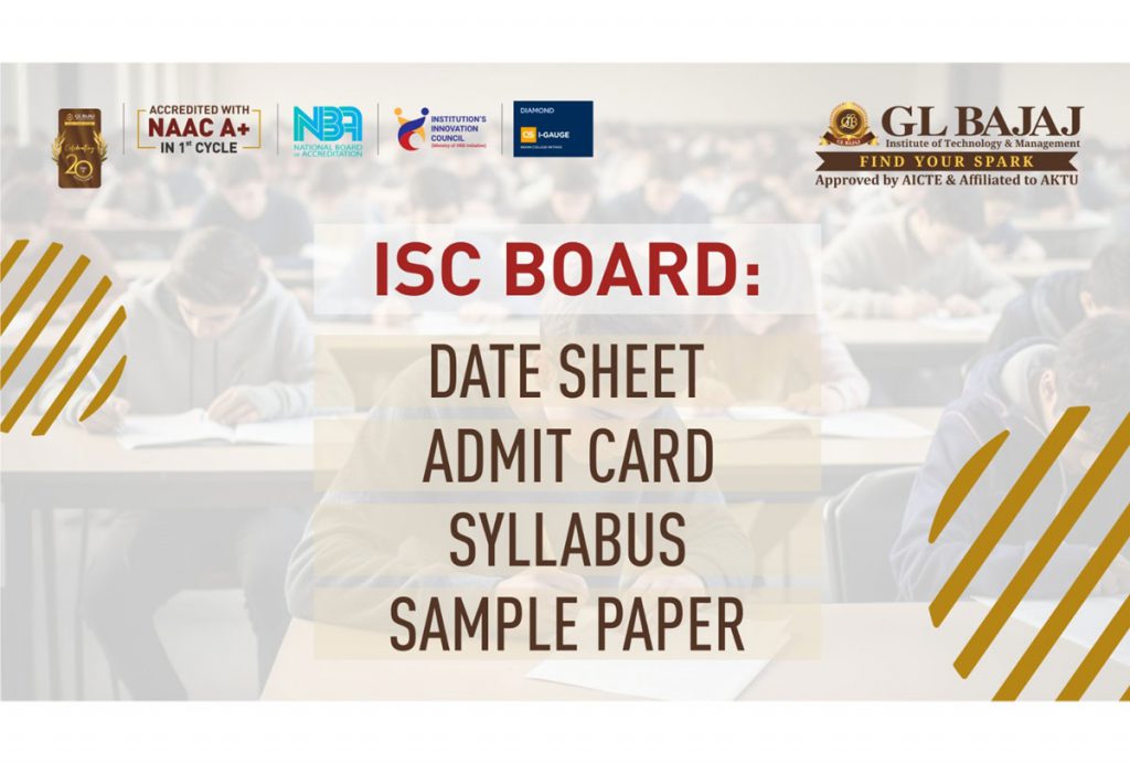 ISC Board: Date Sheet, Admit Card, Syllabus, Sample Paper & Pattern